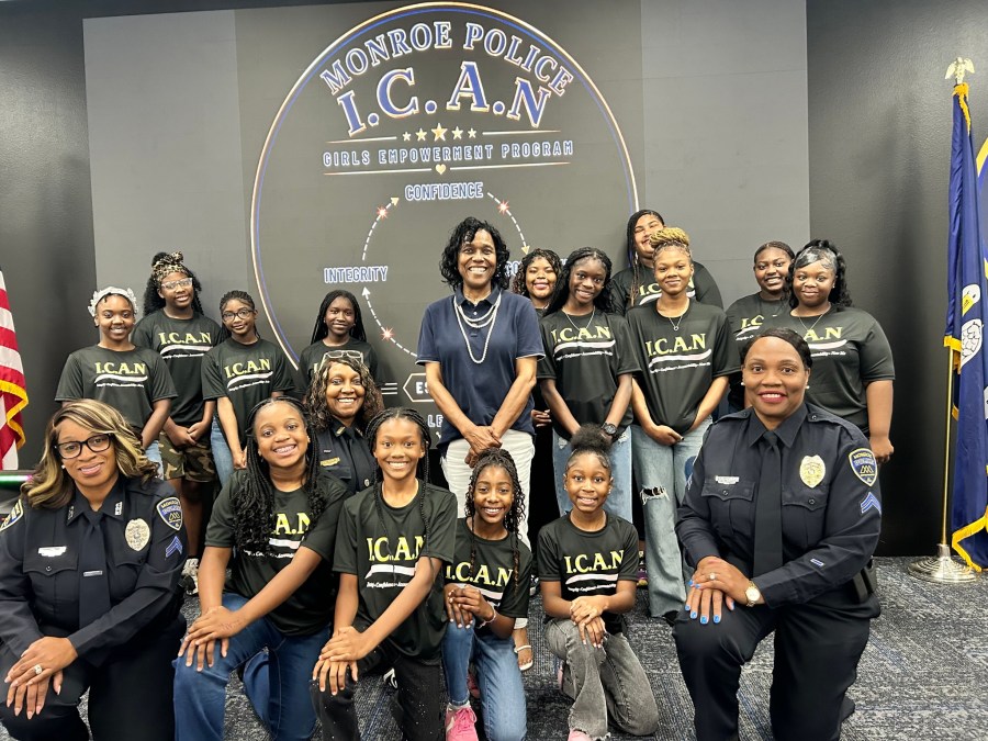 Monroe Police Department hosts ICAN girls empowerment program