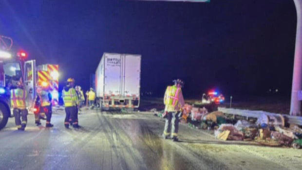Colorado State Patrol investigates semi crash on I-25 near Firestone
