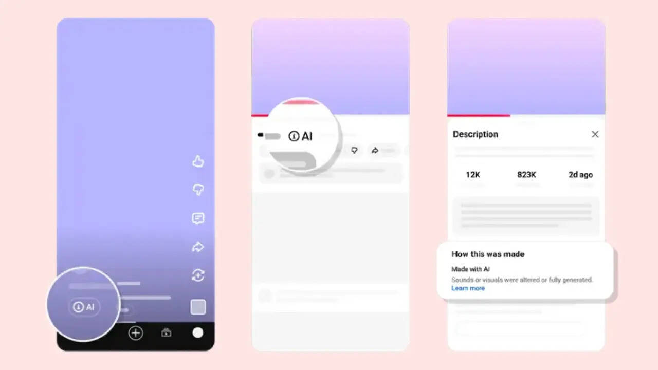 YouTube rolls out 'more visible' AI labels: What to look for on videos ...