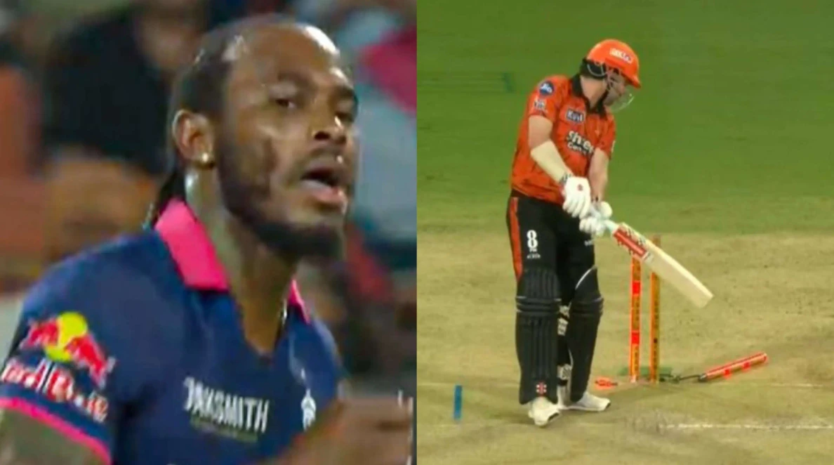 Watch: Jofra Archer cleans up Travis Head with fiery 150 KMPH rocket in ...