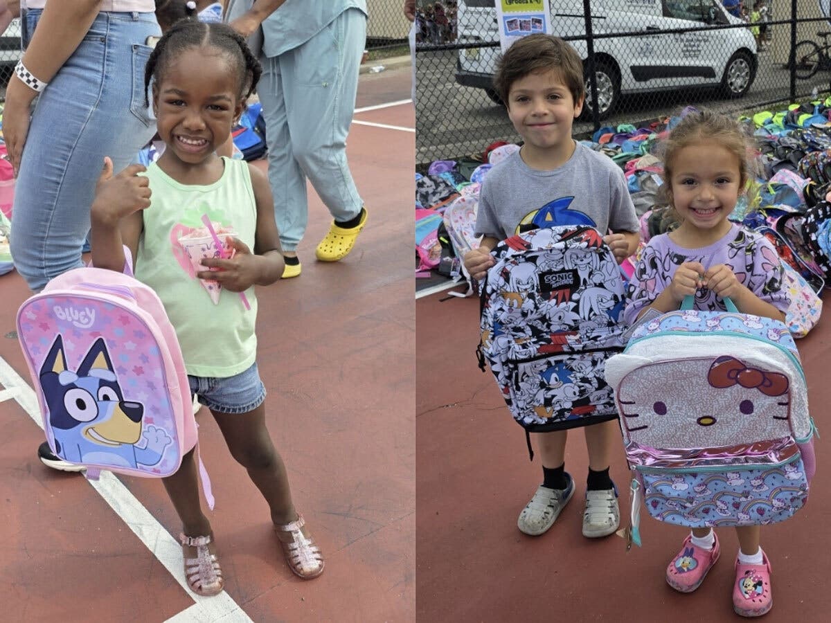 Community picnic & backpack giveaway set 2026 return to Red Bank