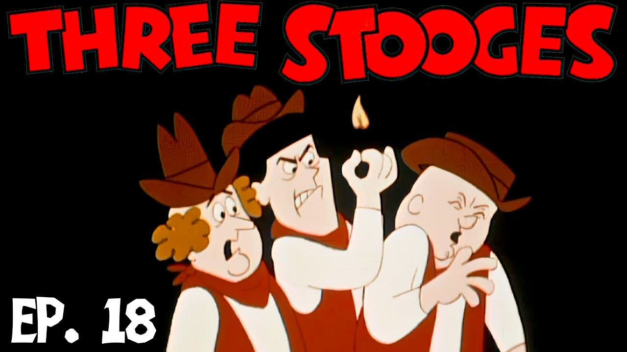 The Three Stooges cartoon - Ep. 18 Goldriggers of 49
