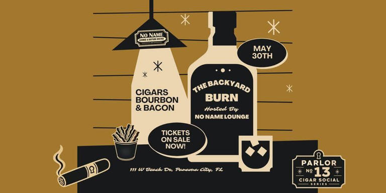 The backyard burn with Parlor No. 13