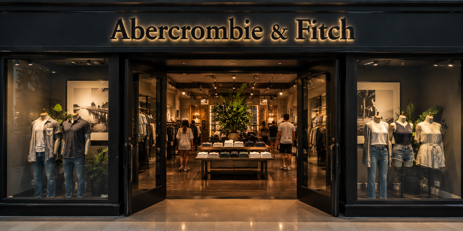 Why did Abercrombie stock jumps 12% despite weak sales guidance?