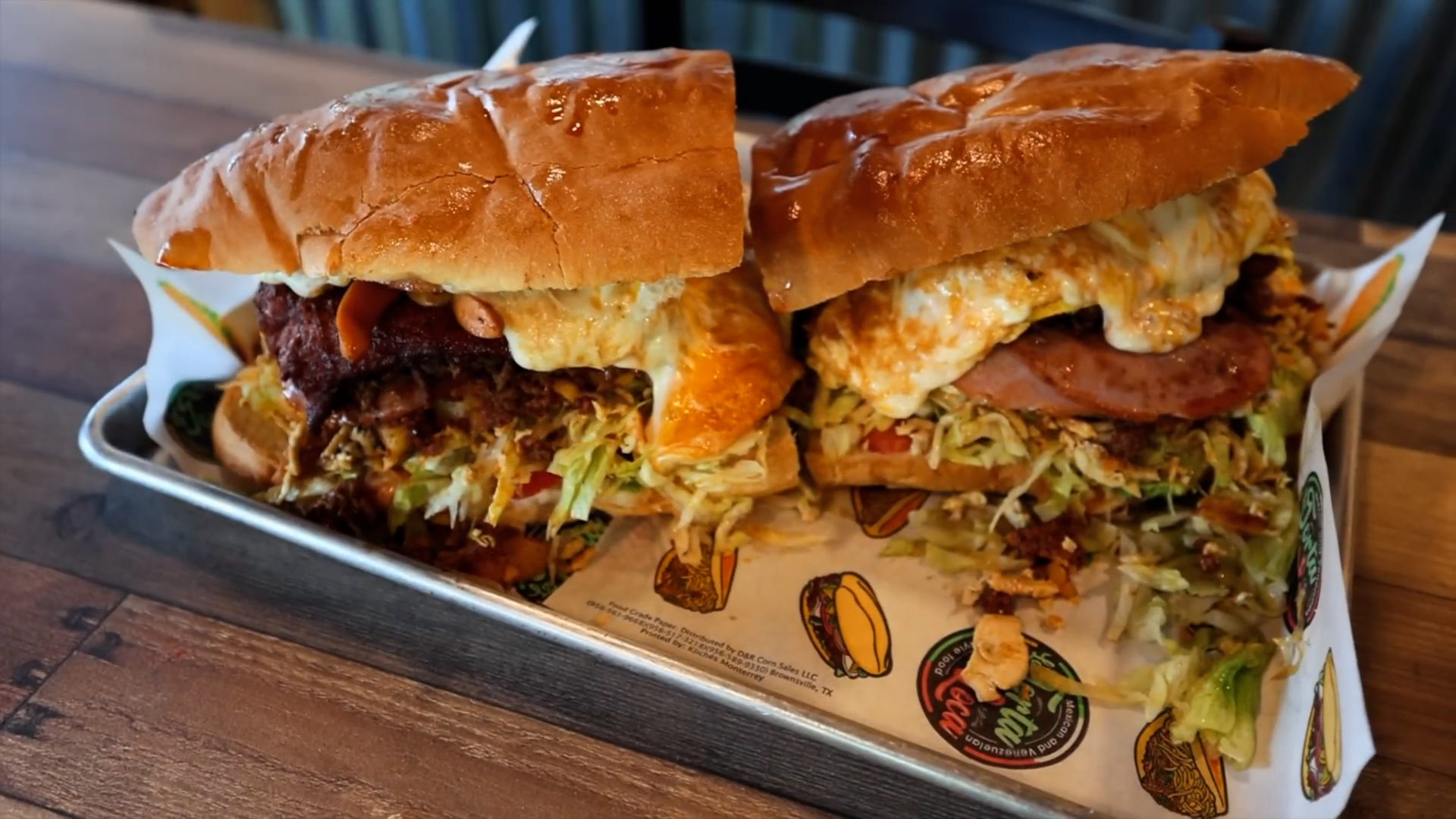 Woman attempts undefeated 8lb torta challenge loaded with five ...
