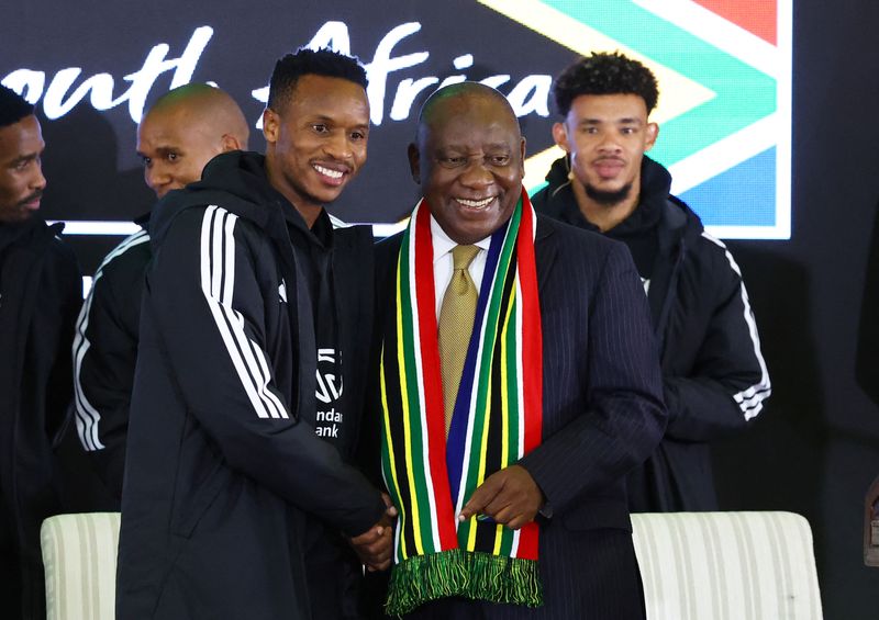 Soccer - South Africa name two uncapped players in World Cup squad