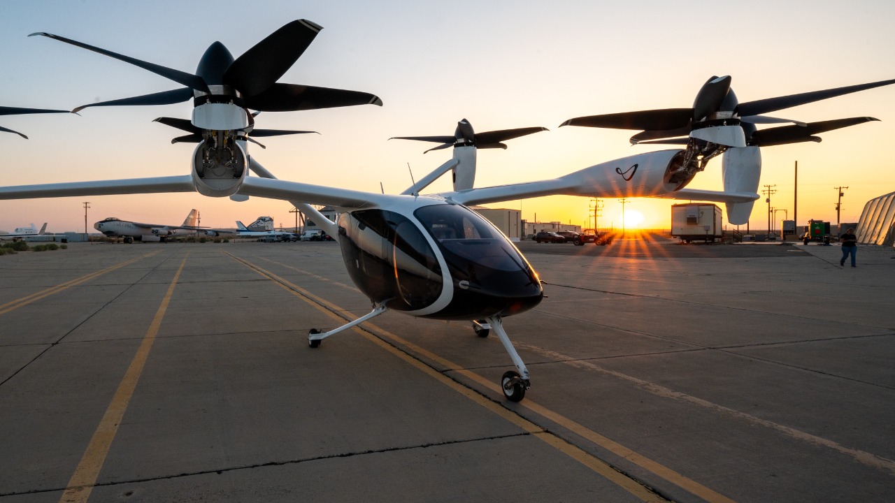 An electric air taxi just completed its first piloted flight across a ...