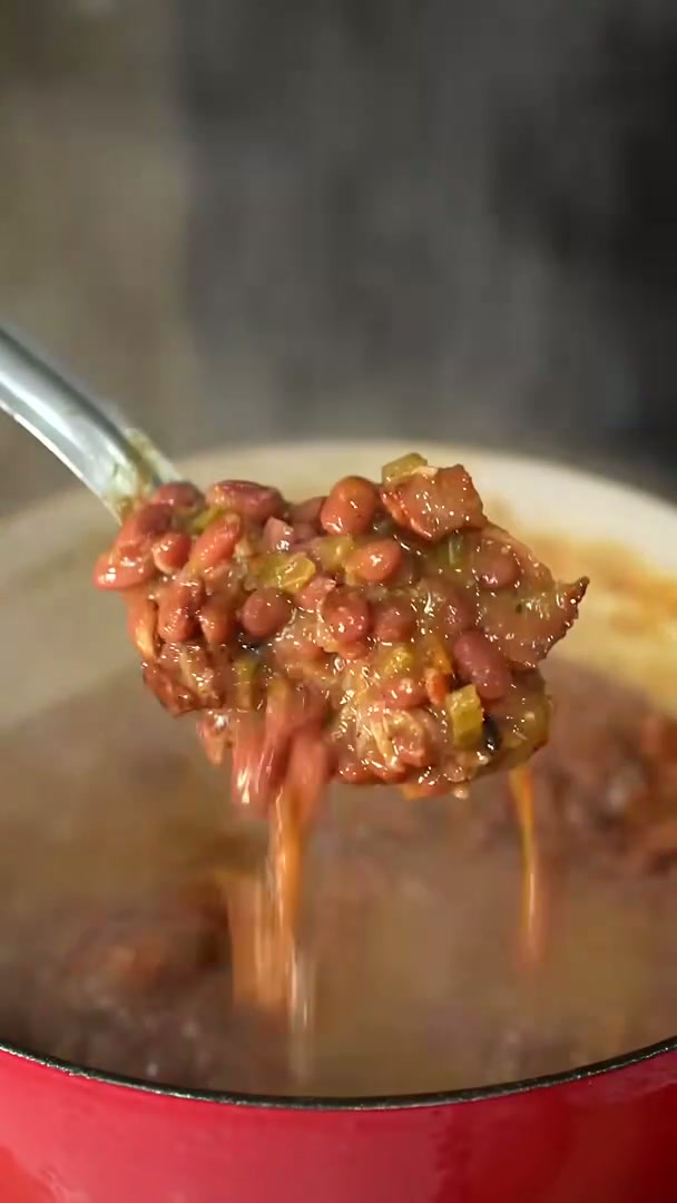 Making Louisiana's easiest & best dish | Red beans and rice #shorts