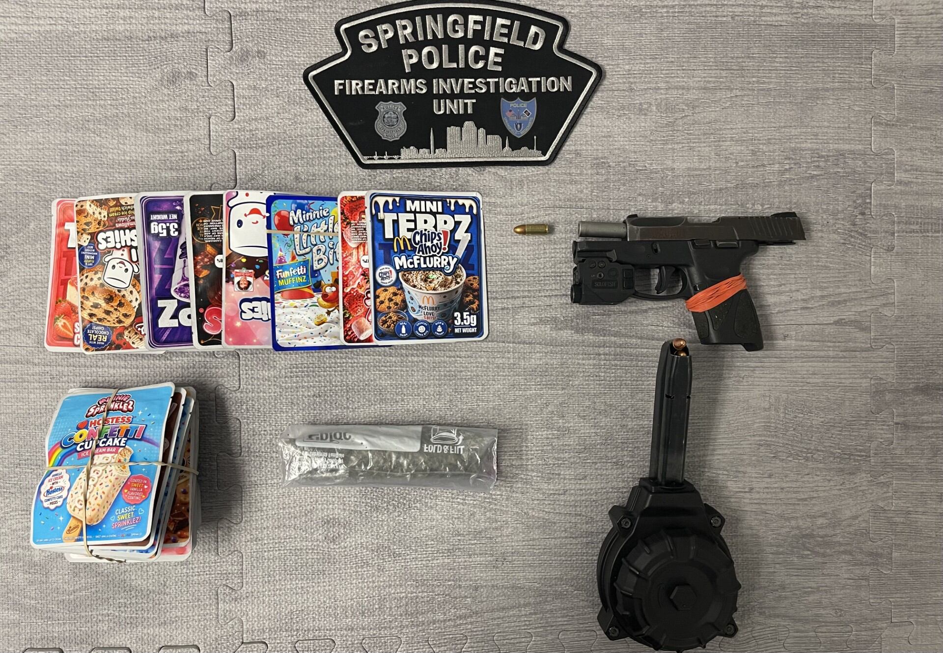 Police arrest Springfield man with loaded gun after foot chase