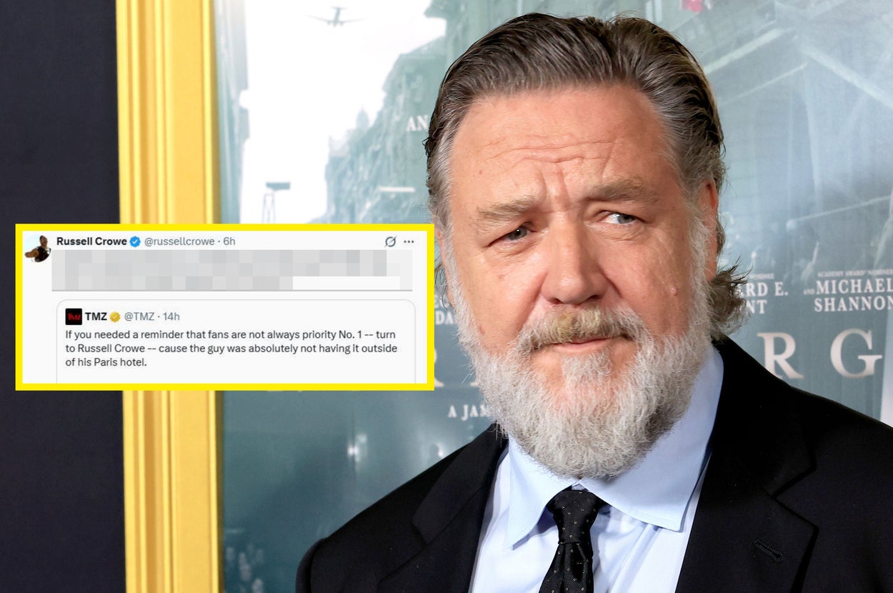 Russell Crowe slams clickbait claims he exploded at fans — here's the truth