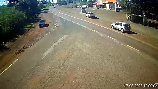 Câmera registra grave acidente que matou casal de idosos na BR-369