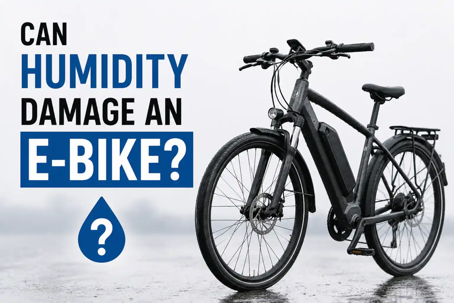 Can humidity damage an e-bike?