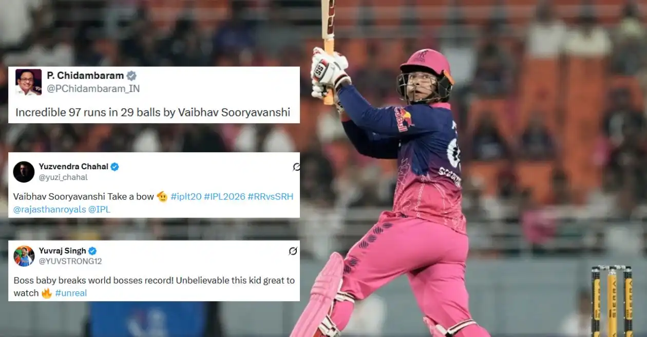 Cricket fraternity salutes Vaibhav Suryavanshi for his 29-ball 97-run ...