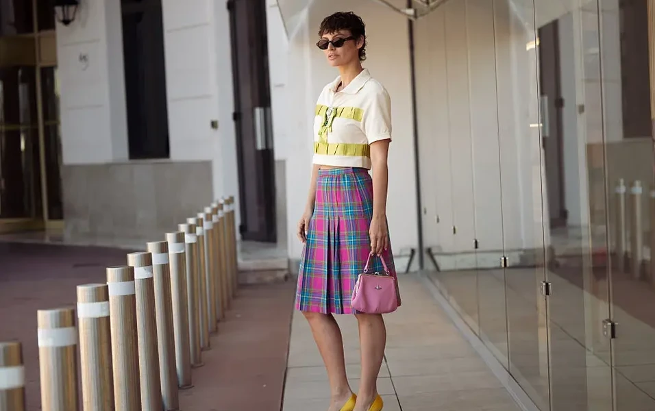 Bold stripes and colour redefine summer 2026 skirt trends