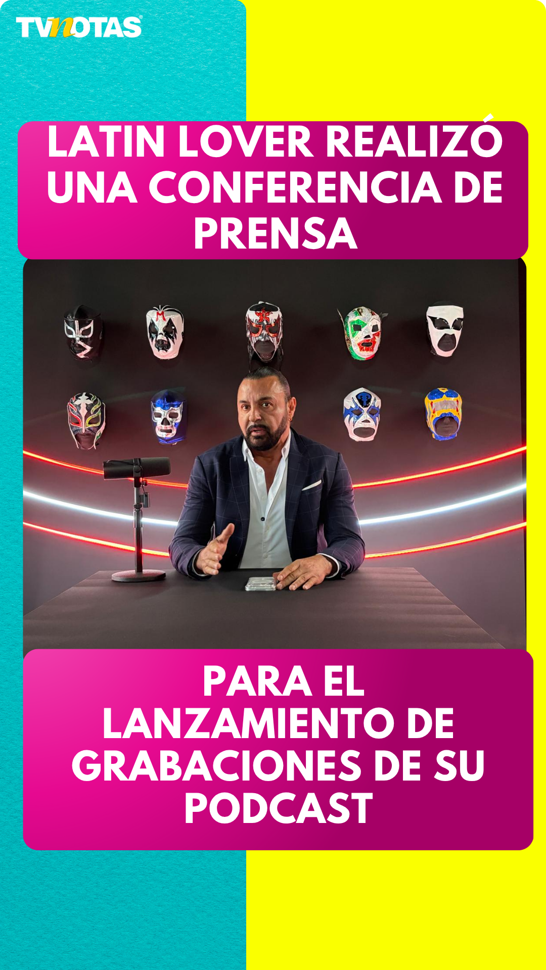 Latin Lover inicia una nueva etapa con su podcast “Luchando por tus sueños”