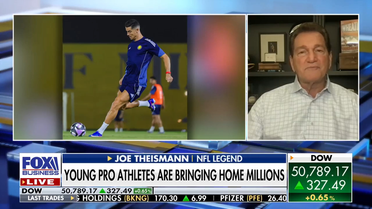 Joe Theismann on top athlete earnings: 'It's phenomenal'