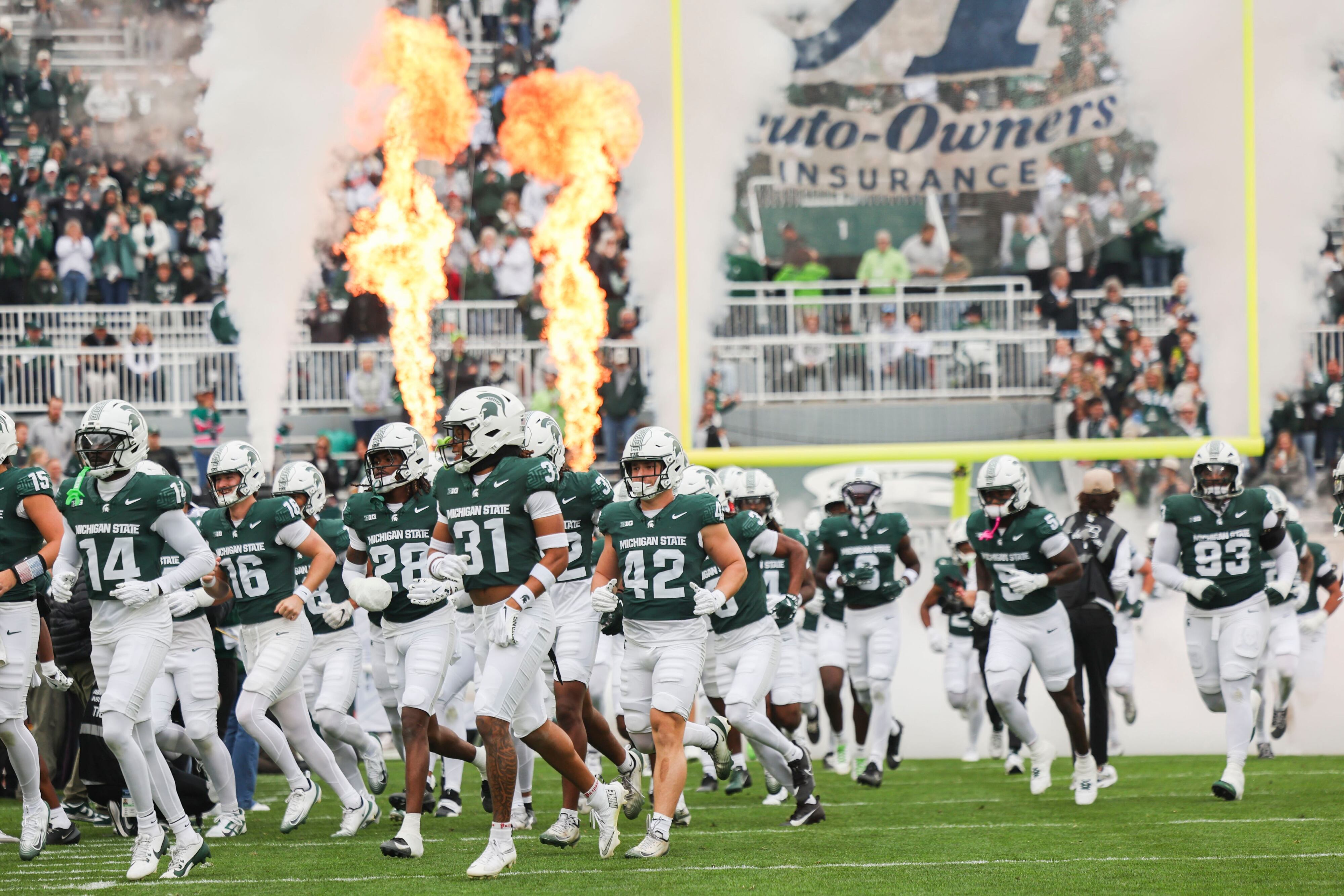 Michigan State football kickoff times, TV set for first 2 home games