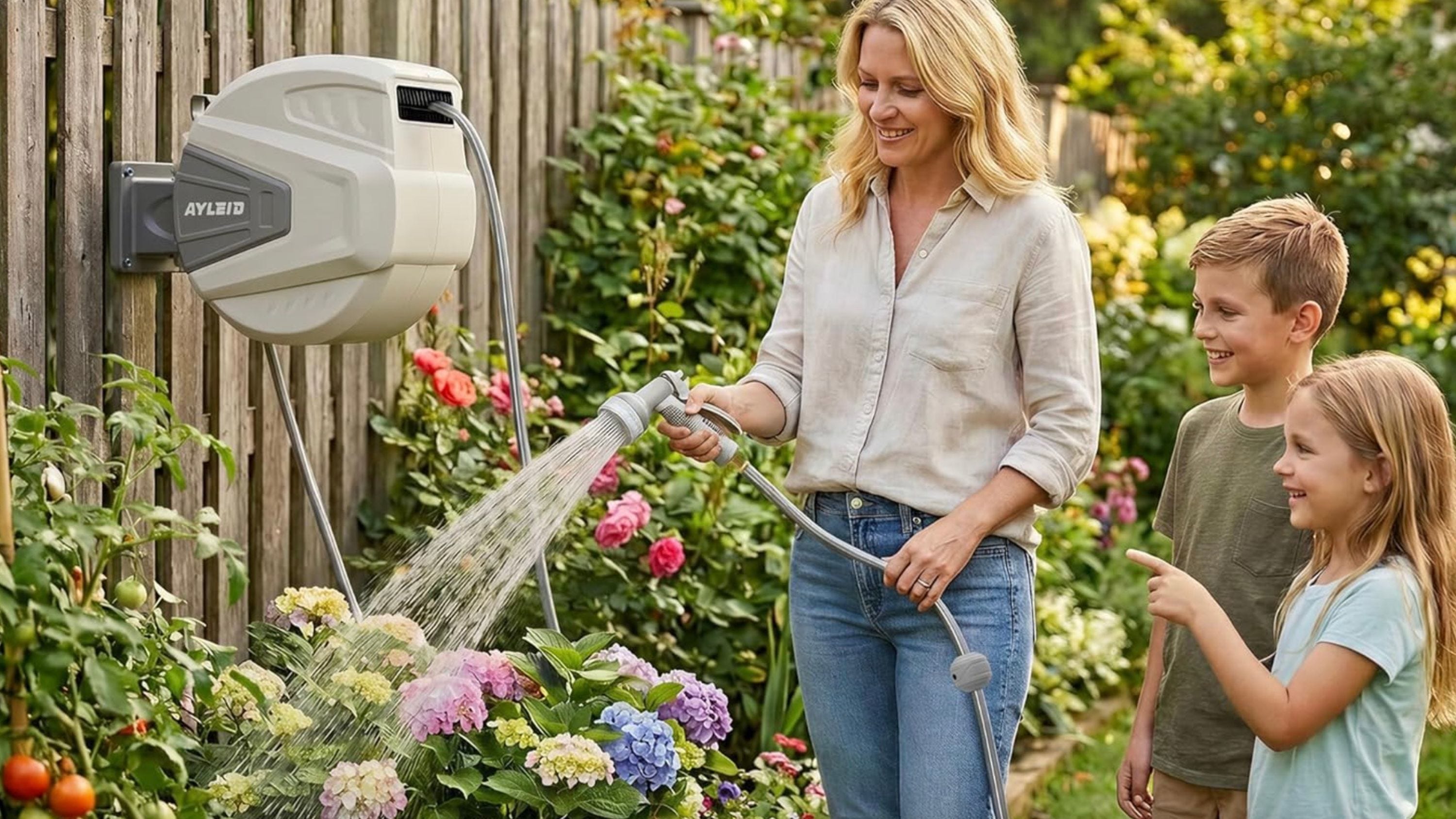 I think I need this retractable garden hose reel on sale for under $100