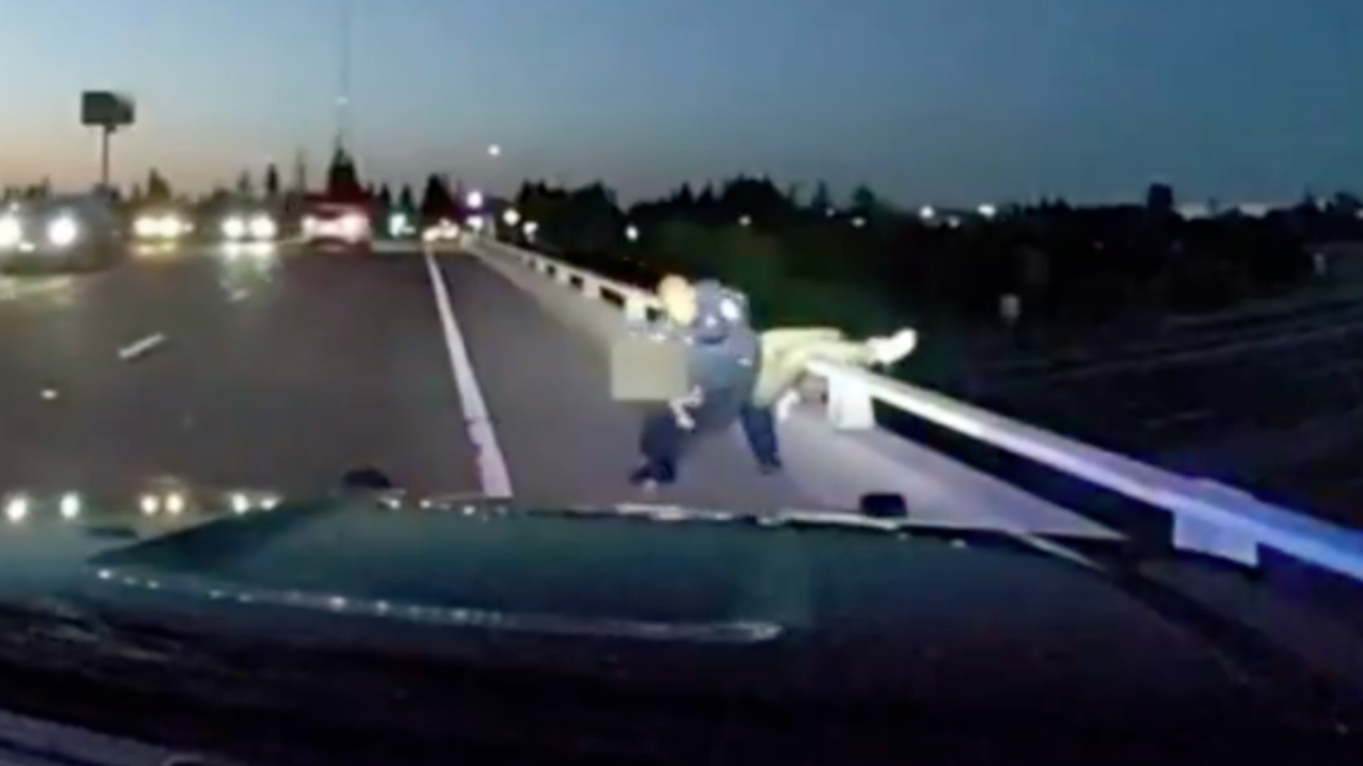 Body cam captures heart-stopping moment California police officer pulls ...