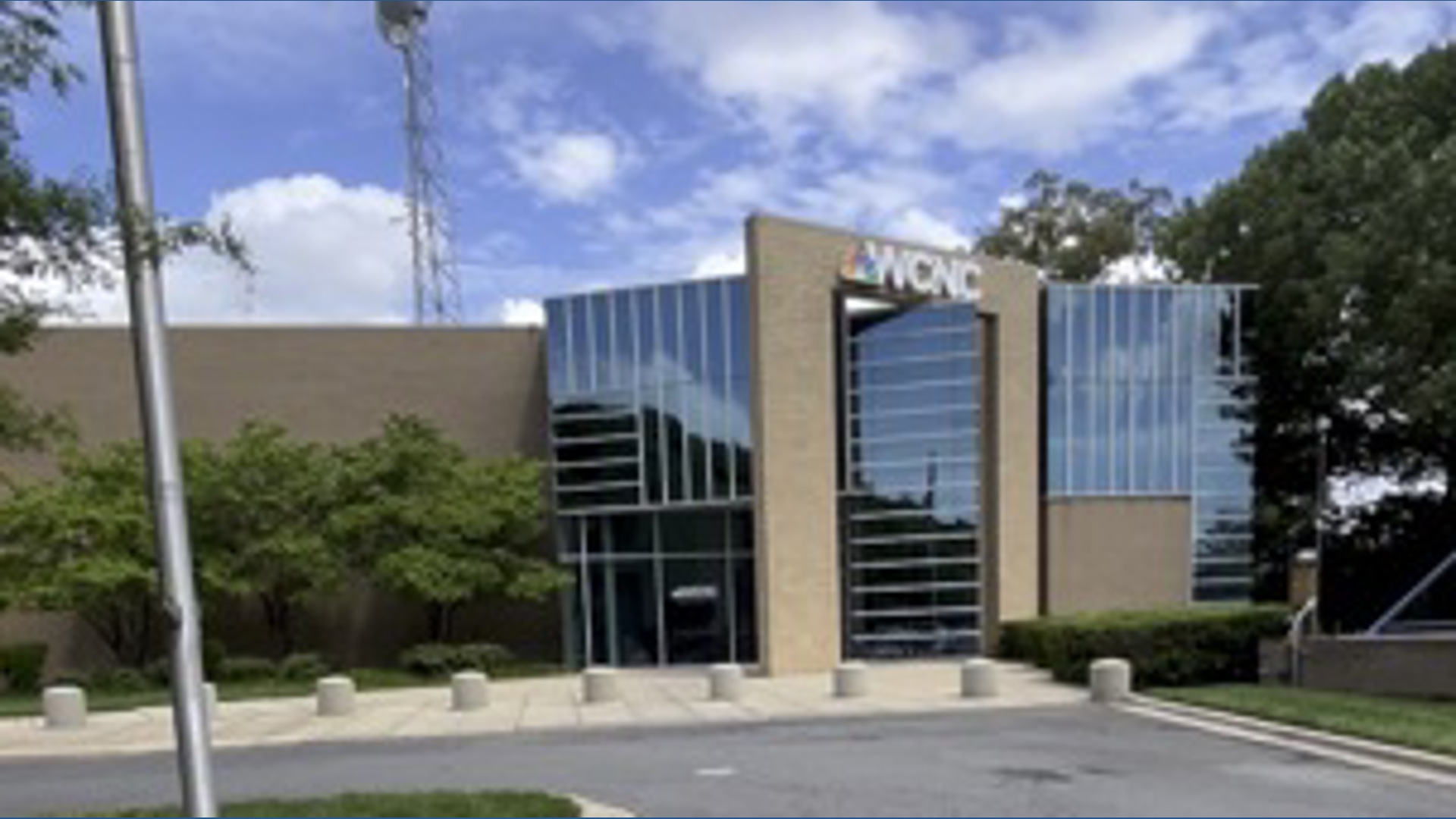 Beautiful day outside the WCNC studios
