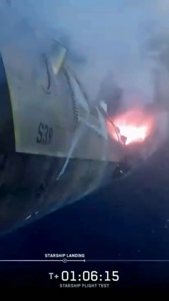 Spectacular SpaceX Starship landing failure
