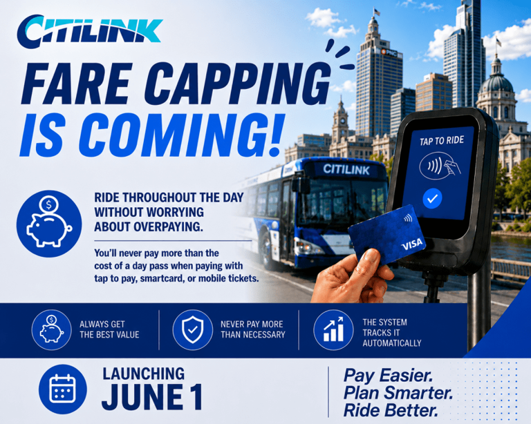 Citilink public transit to make multiple rider improvements starting June 1