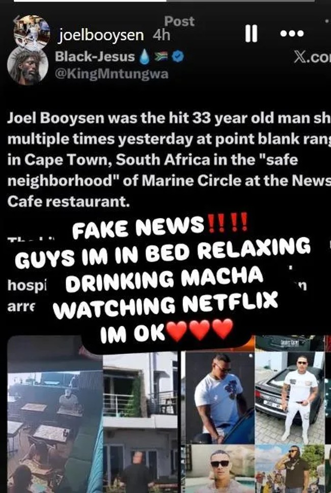 Joel Booysen is alive: Debunking the fake news surrounding the News ...