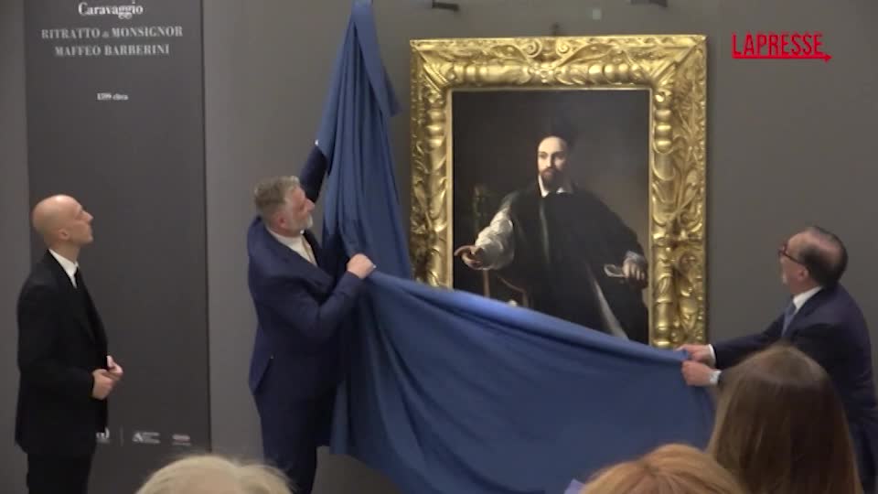 La Russa e Giuli inaugurano esposizione ritratto Barberini di Caravaggio