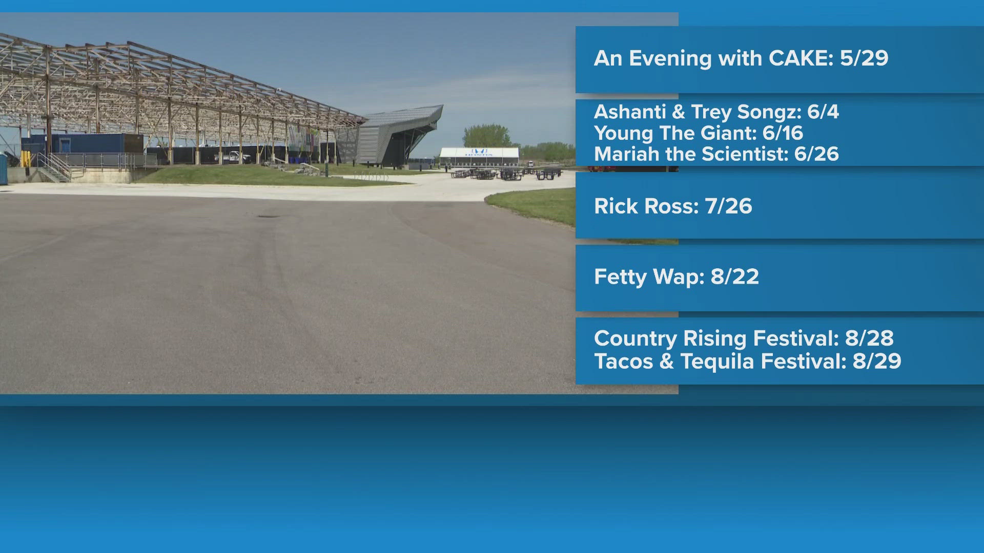 Terminal B summer concert series lineup revealed