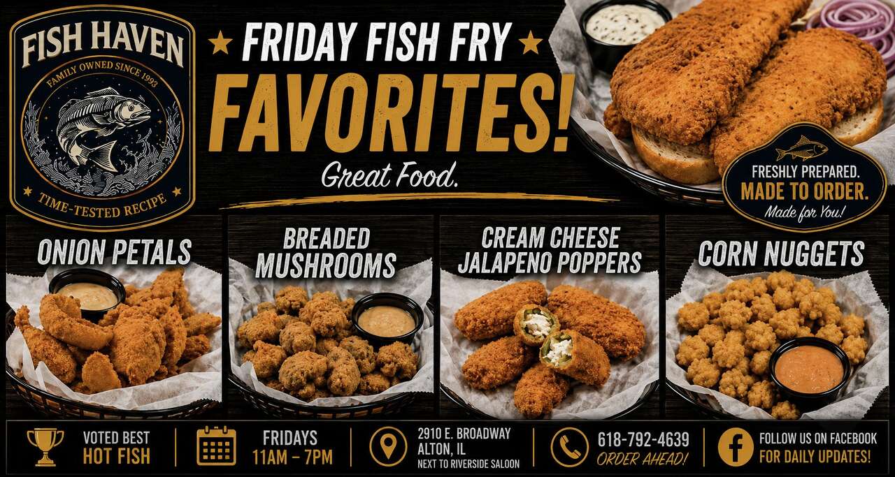 Fish Haven adds staff for another busy Friday fish fry in Alton