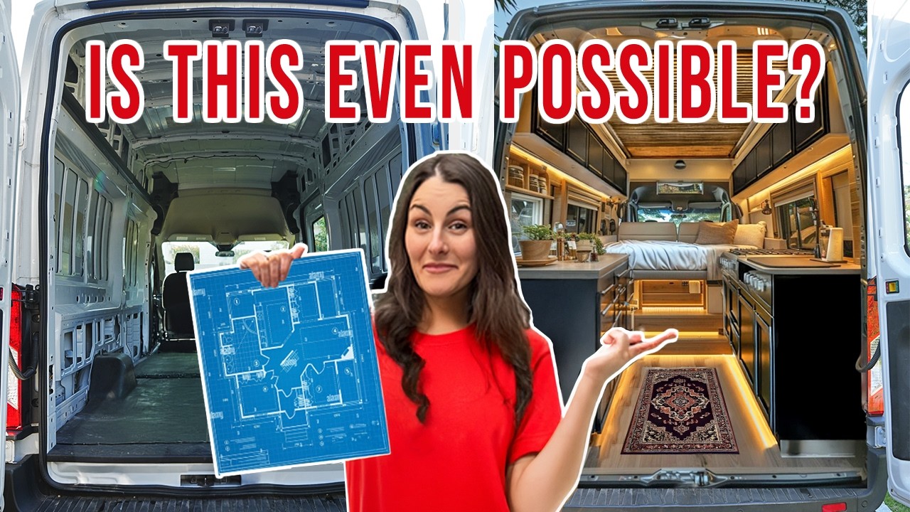 Creating a tiny home inside a van!