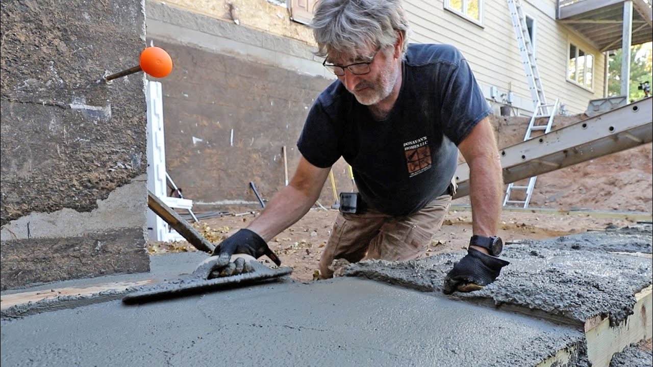 Watch me build strong concrete footings