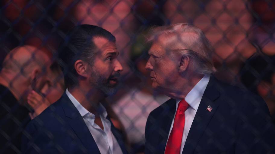 Jimmy Kimmel's theory on why Trump skipped Don Jr.'s wedding