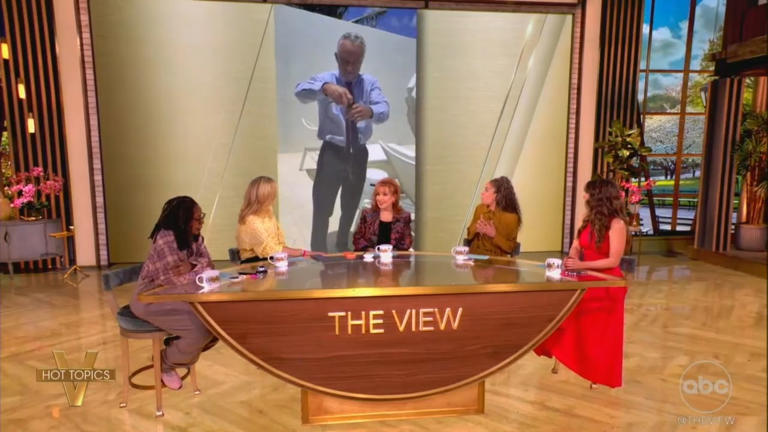 The View crew completely baffled by RFK’s bare hands snake wrangling ...