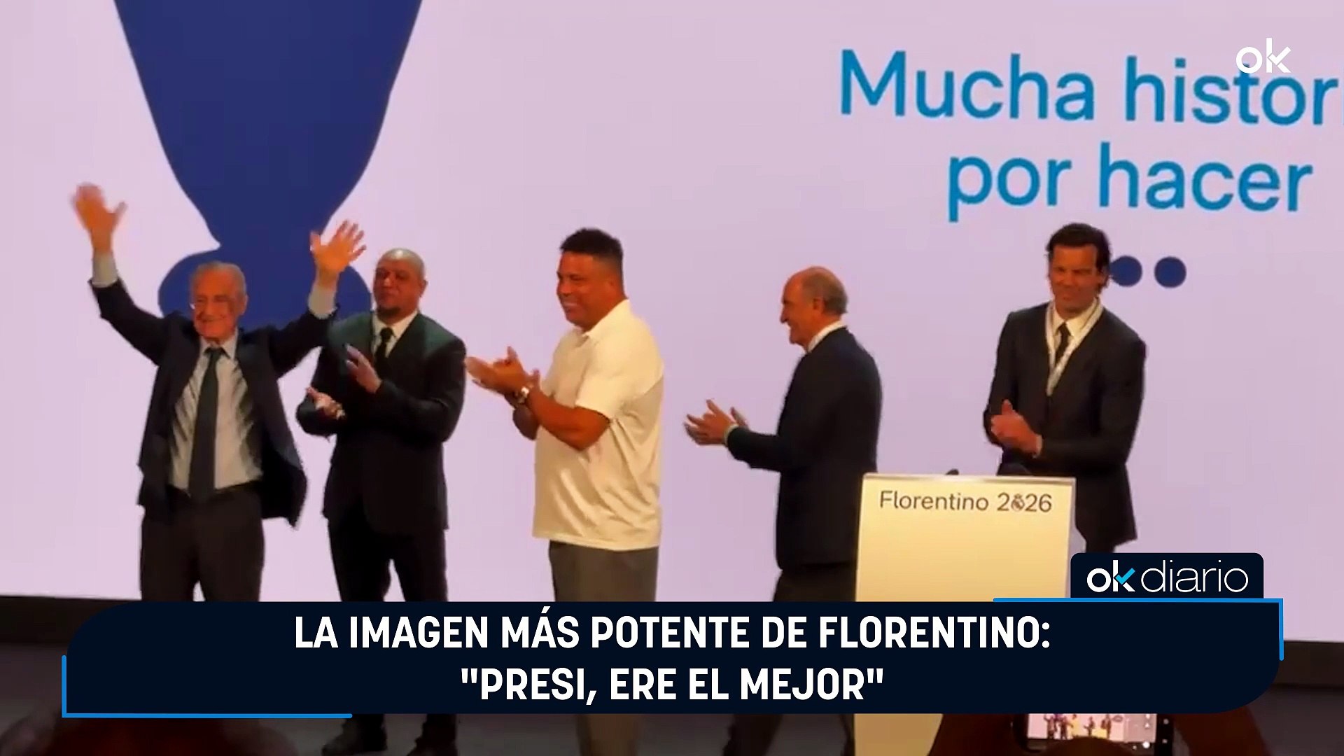 La imagen más potente de Florentino: "Presi, ere el mejor"