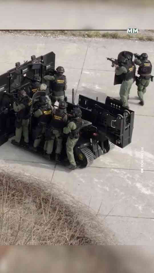 Testudo: Counter-terrorism robotic vehicle