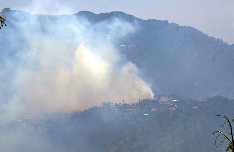 Himachal: Army, IAF contain massive forest fire in Kasauli after 15 ...