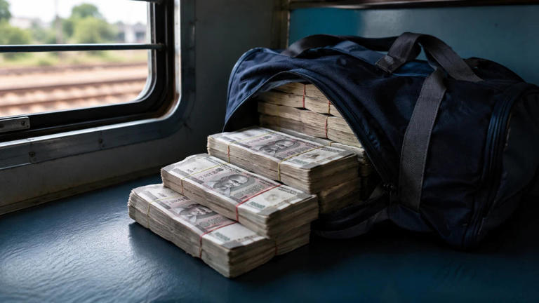 Rs 1.22 crore hawala cash seized in Hyderabad train bust