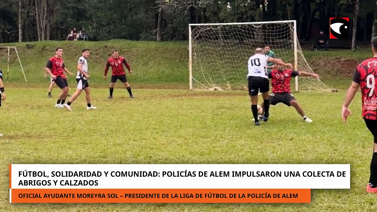 Fútbol, solidaridad y comunidad: policías de Alem impulsaron una ...