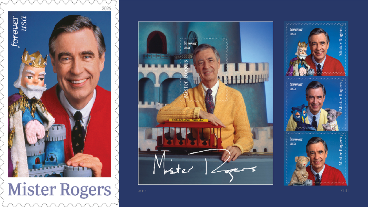 USPS brings back 2018 Mister Rogers stamp and souvenir sheet