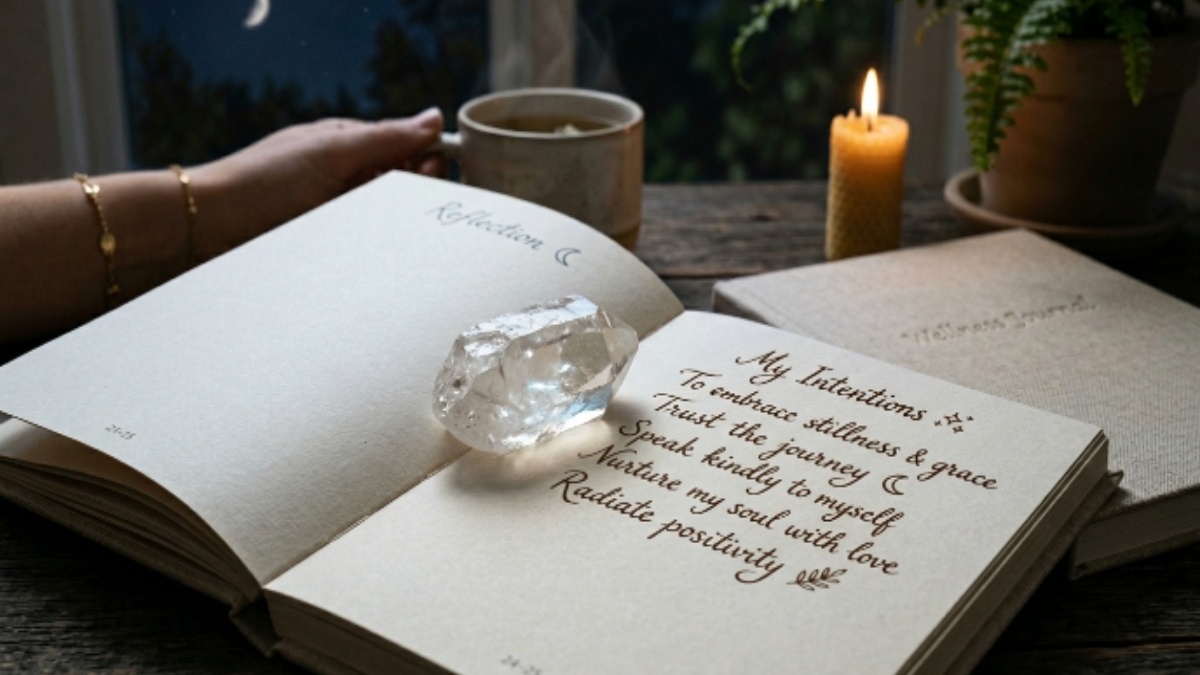 Blue moon rituals: crystals, intentions, and manifestation practices
