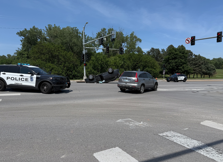 One person seriously injured after crash shuts down part of Dodge Street
