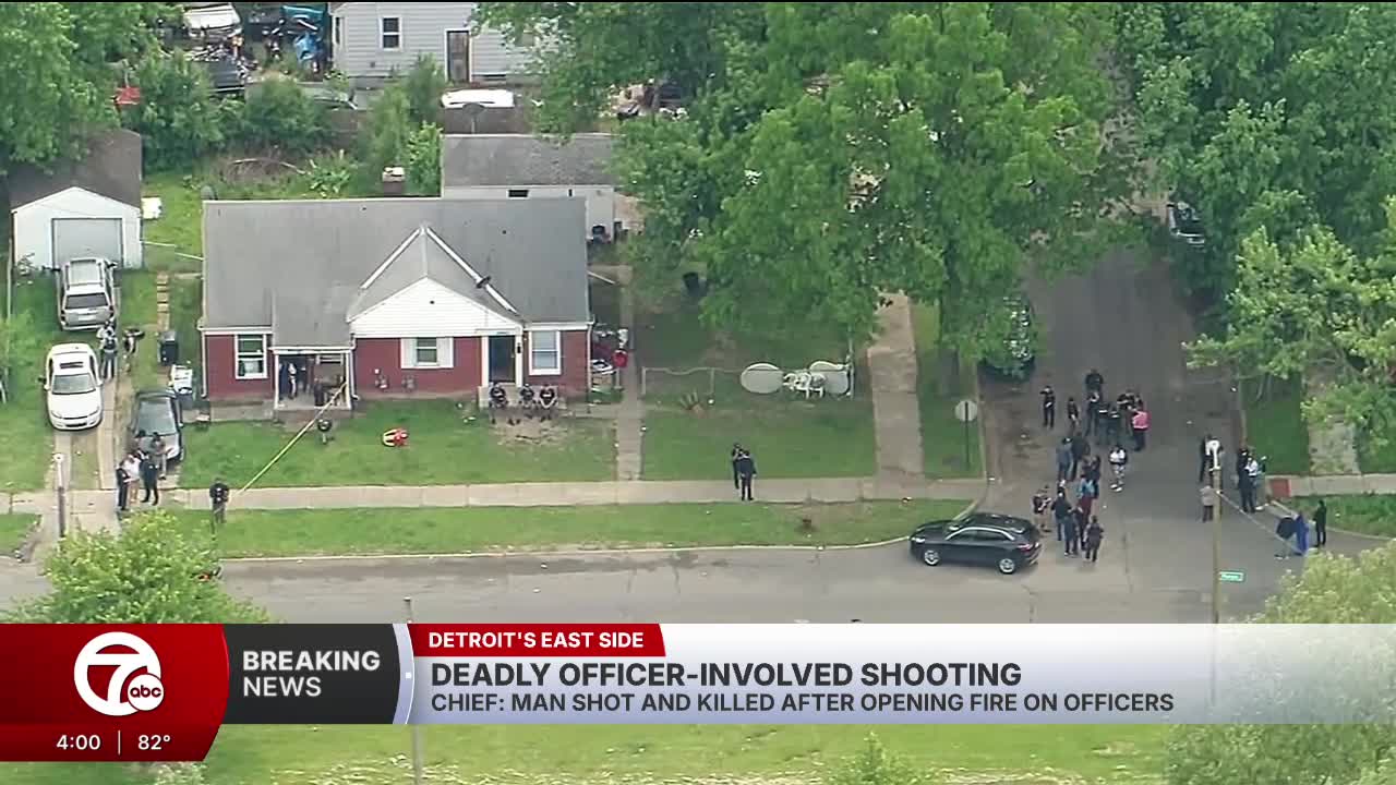 Officer shoots, kills man while executing a search warrant in Detroit