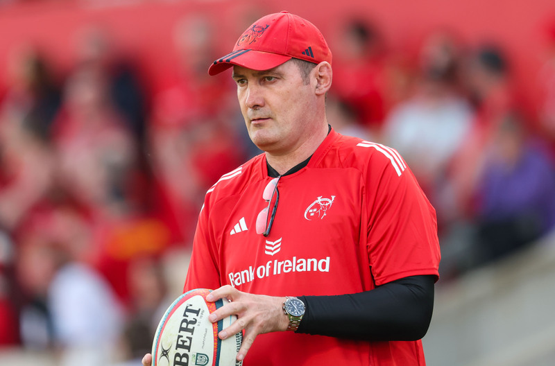 Munster confirm forwards coach Codling to leave for Top 14