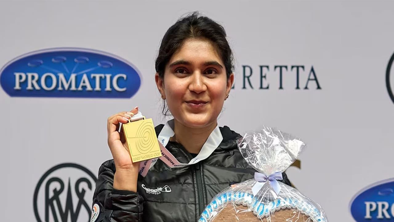 Esha Singh breaks world record, wins 25m pistol gold at ISSF WC