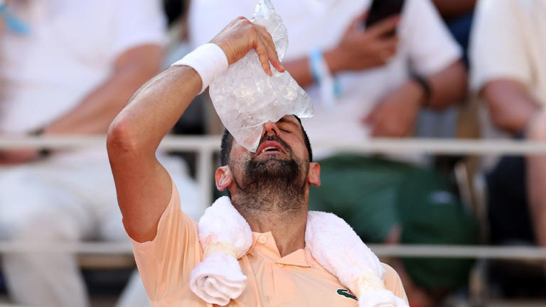 Novak Djokovic pushed in 4-set win vs. France's Valentin Royer