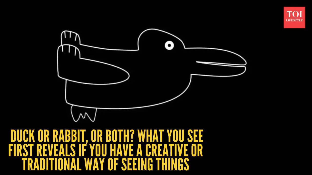 Optical illusion personality test: Duck or rabbit, or both? What you ...