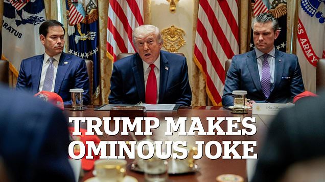 Trump rejects Iran's latest peace proposal with ominous joke