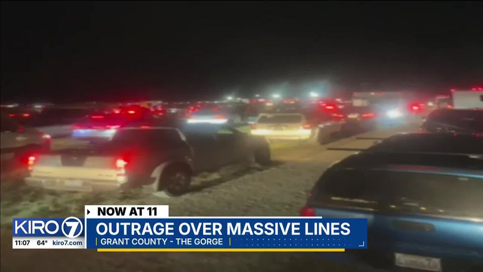 Video: Concertgoers wait 15+ hours at Gorge Amphitheatre
