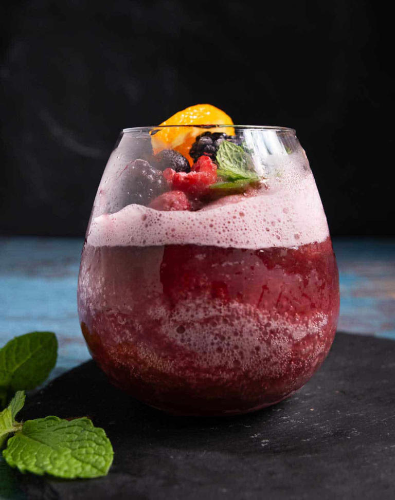 Red sangria slushie recipe (Ninja SLUSHI machine)